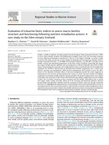 Bournemouth University Research Online [BURO] - Evaluation of estuarine ...