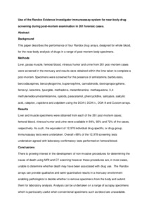 Bournemouth University Research Online [BURO] - Use of the Randox ...