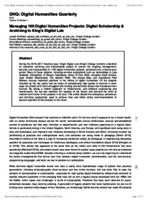 Bournemouth University Research Online [BURO] - Managing 100 Digital ...