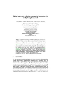 Bournemouth University Research Online [BURO] - Digital health and ...