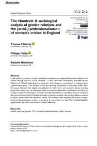 Bournemouth University Research Online [BURO] - The Hundred: A ...