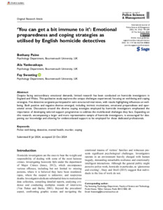 Bournemouth University Research Online [BURO] - ‘You can get a bit ...